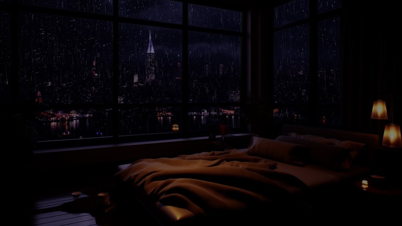 Night Rain | Rain On The Window Dispels All Worries - Listen To Nature ...
