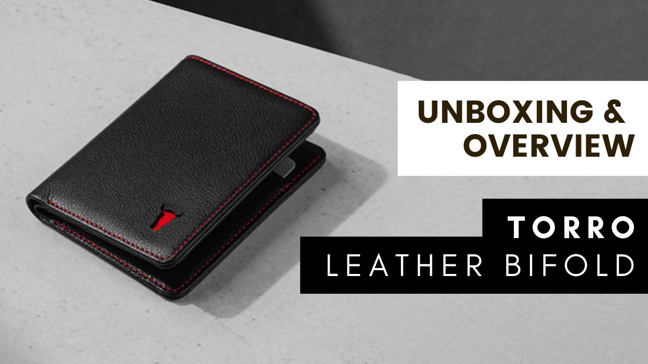 TORRO Leather Bifold Wallet [Unboxing & Overview] - YouTube