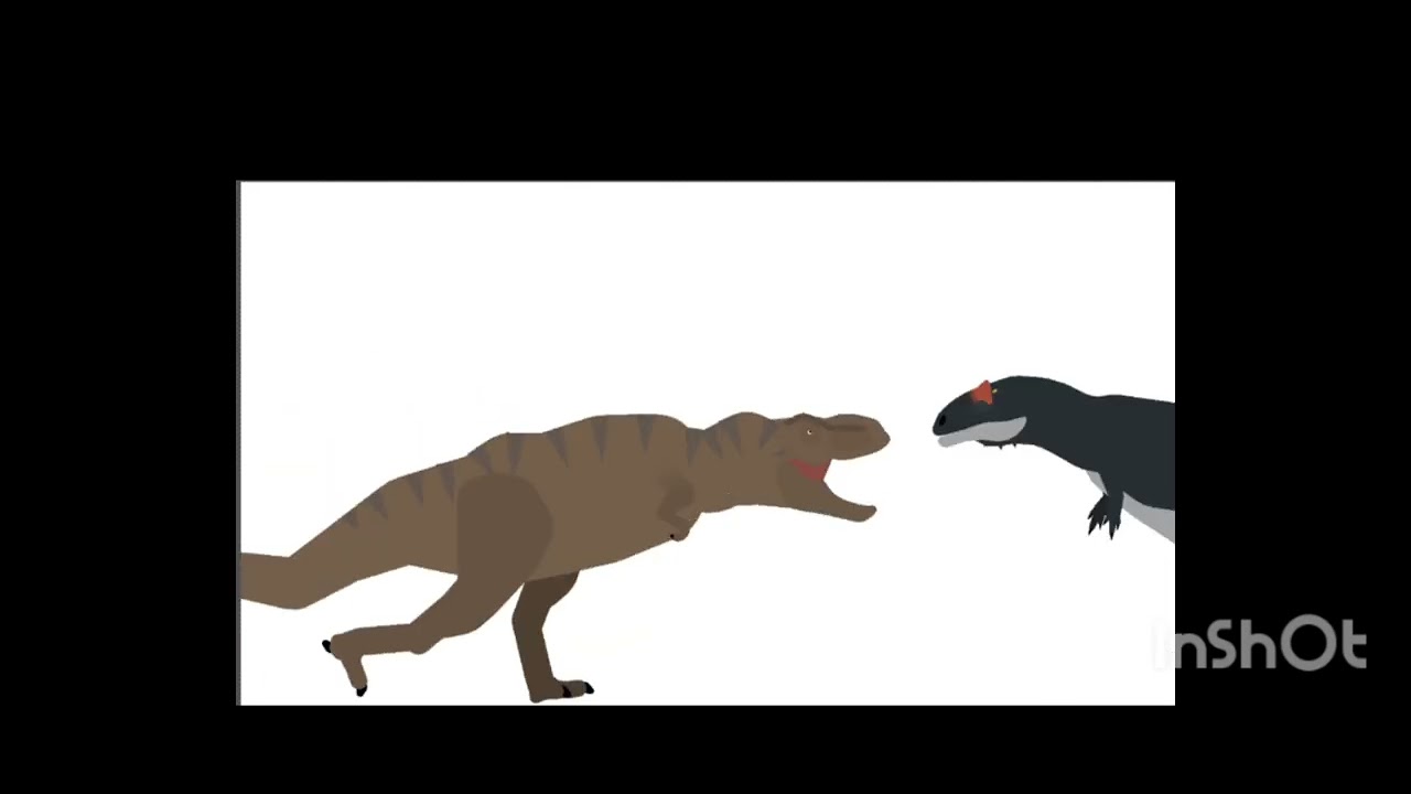 Accurate Giganotosaurus vs Rexy Animation(Stick nodes) - YouTube