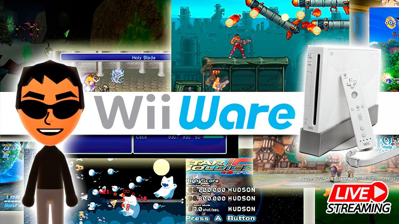 🔴 JUGANDO WIIWARE EXCLUSIVOS EN NINTENDO WII - DIRECTO - YouTube