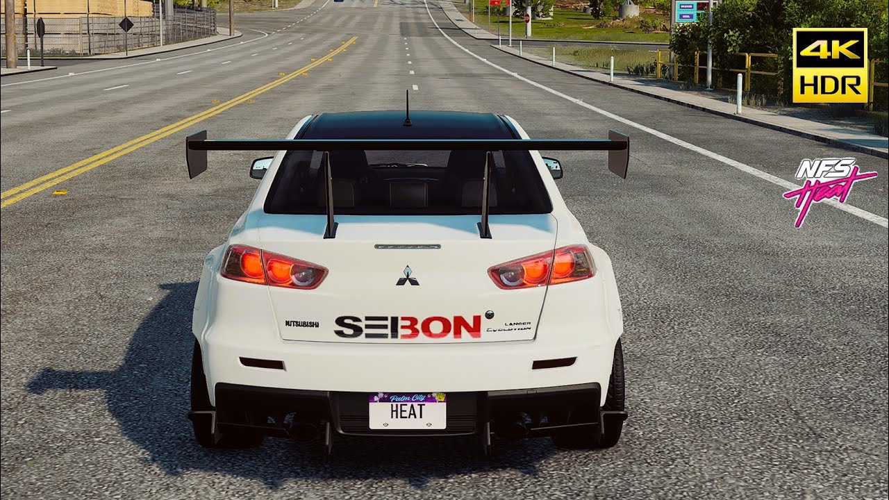 Mitsubishi Lancer Evolution X 2008 - NFS Heat 4k HDR gameplay - YouTube