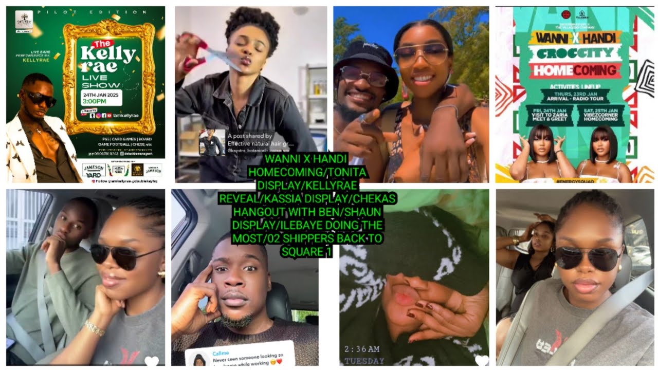 WANNI X HANDI HOMECOMING/TONITA DISPLAY/KELLYRAE REVEAL/KASSIA DISPLAY/CHEKAS HANGOUT WITH BEN ...