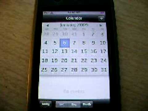 iPhone/iPod touch Tip - How To Sync Google Calendar Over The Air - YouTube