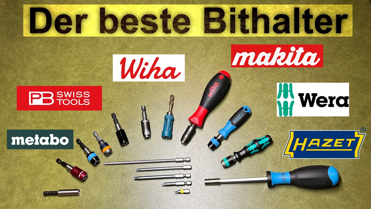 Ein klarer Sieger - Der große Bithalter Test mit PB Swiss Tools Hazet ...