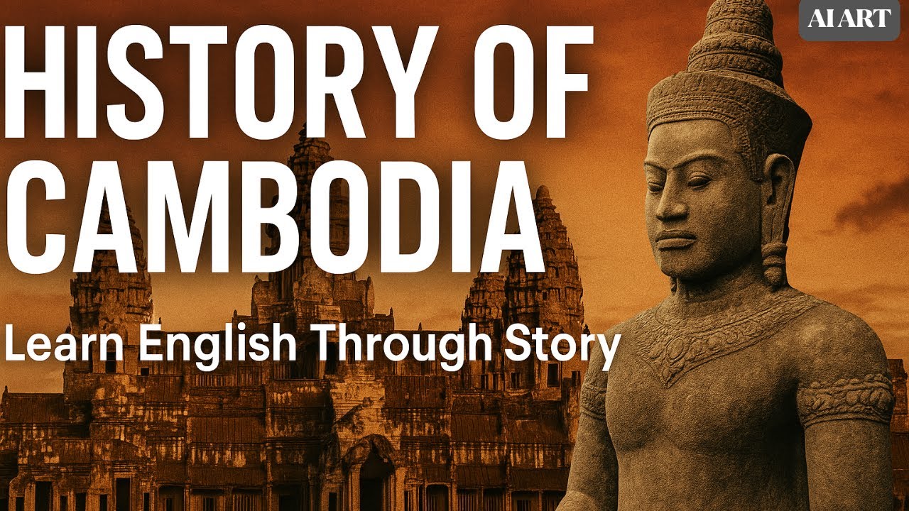 History of Cambodia // Learn English Through Story - YouTube