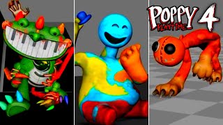 Doey The Doughman Vs Pianosaurus The Prototype Yarnaby Poppy Playtime ...