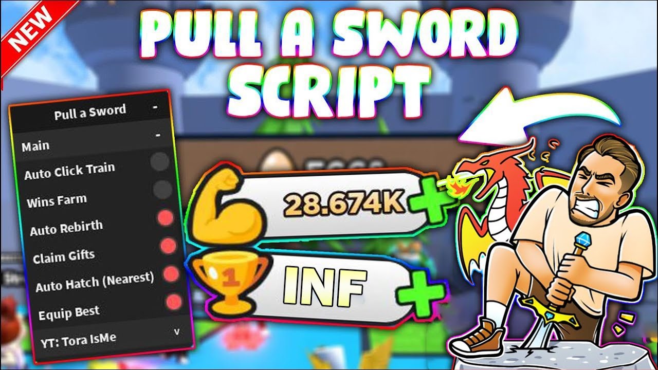 *UPDATED* Pull a Sword Script (PASTEBIN 2023) (GET UGC,WIN ANY BOSS ...