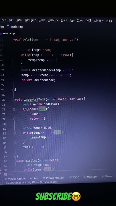 Deletion In C Ide Clion Cppprogramming Codingtime Codinglife Youtube