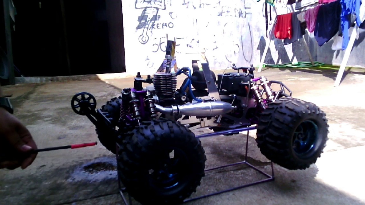 Hpi savage 21 engine bigblock k5.9 - YouTube