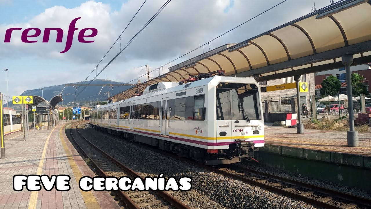 tren cercanías feve - YouTube