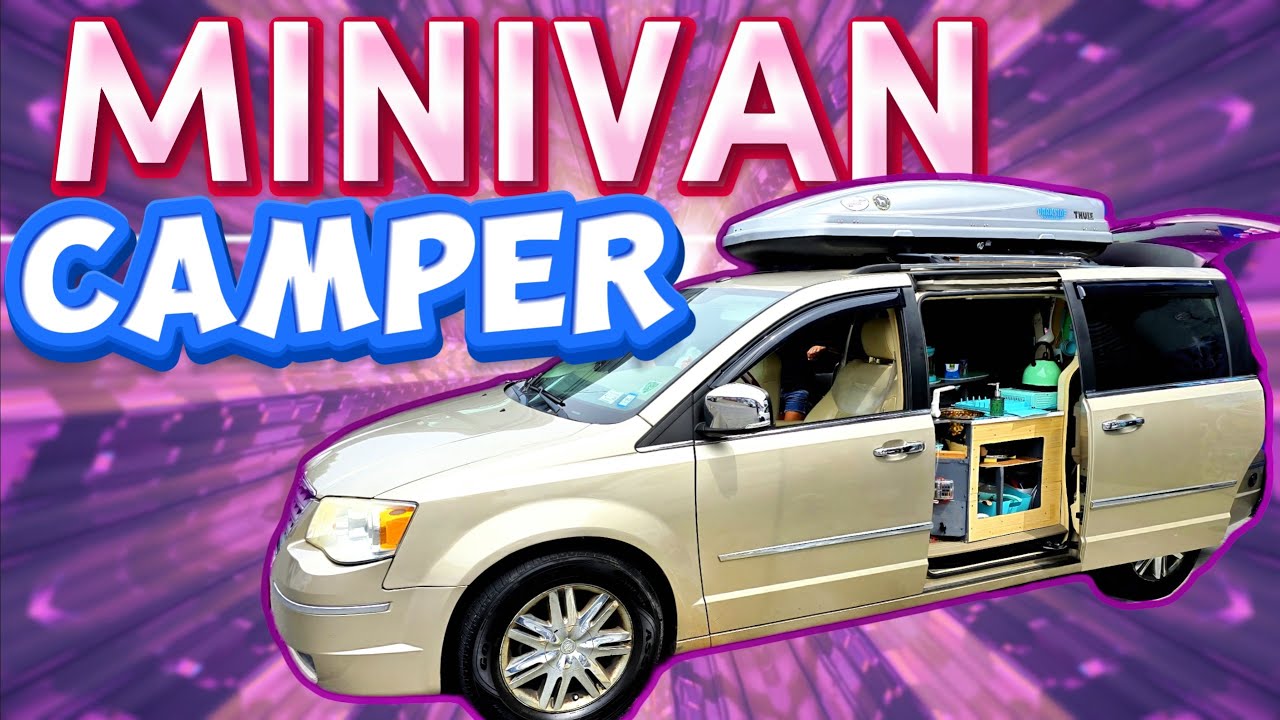 Amazing Chrysler Minivan Camper Conversion - it's Genius! - YouTube