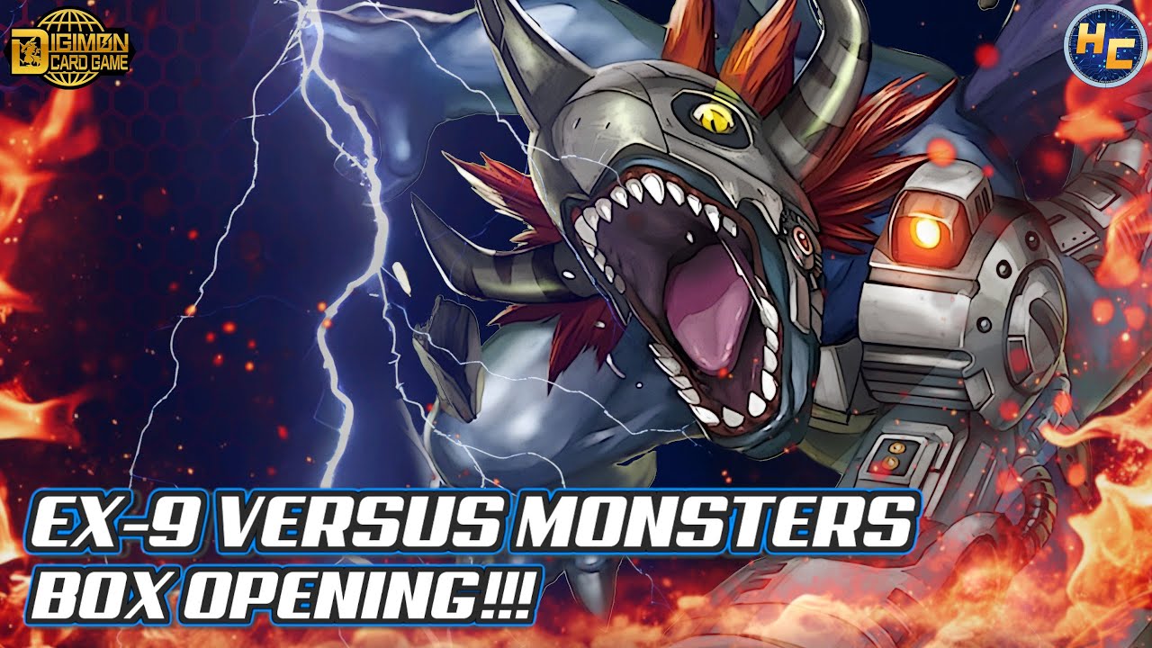 Versus Monsters!! Digimon TCG EX-09 Box Opening!! - YouTube