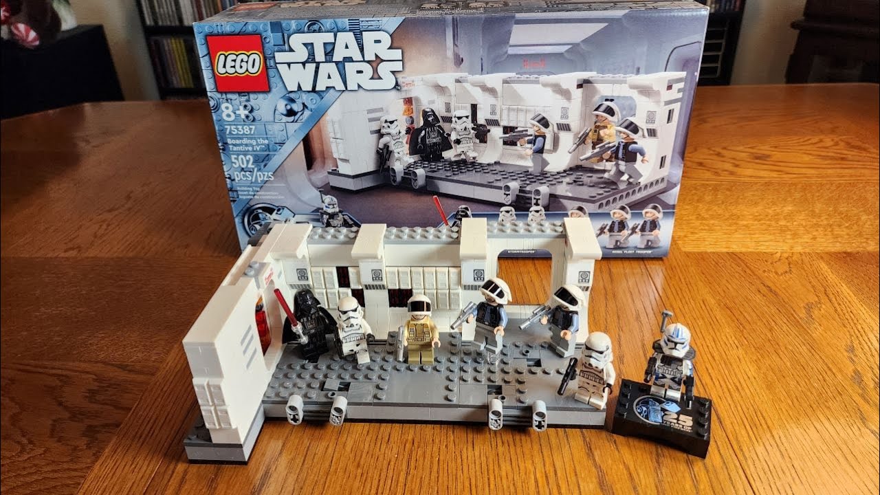 Lego Star Wars Boarding the Tantive IV Set 75387 Build and Review - YouTube