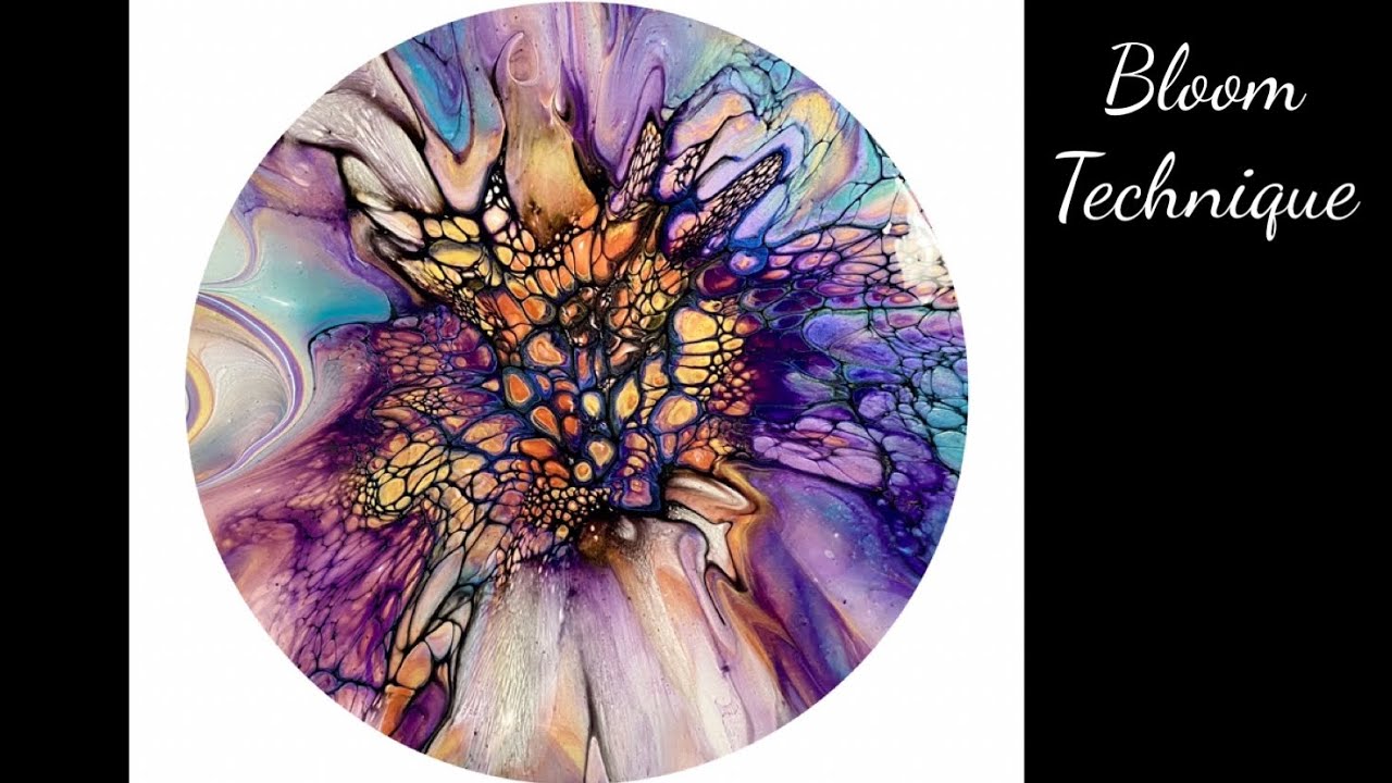 (1355) Awesome Bloom Technique on a Record, Blown with Hairdryer ...