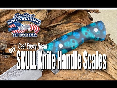 How to Make Cast Resin Skull Knife Handles Scales with TotalBoat ...