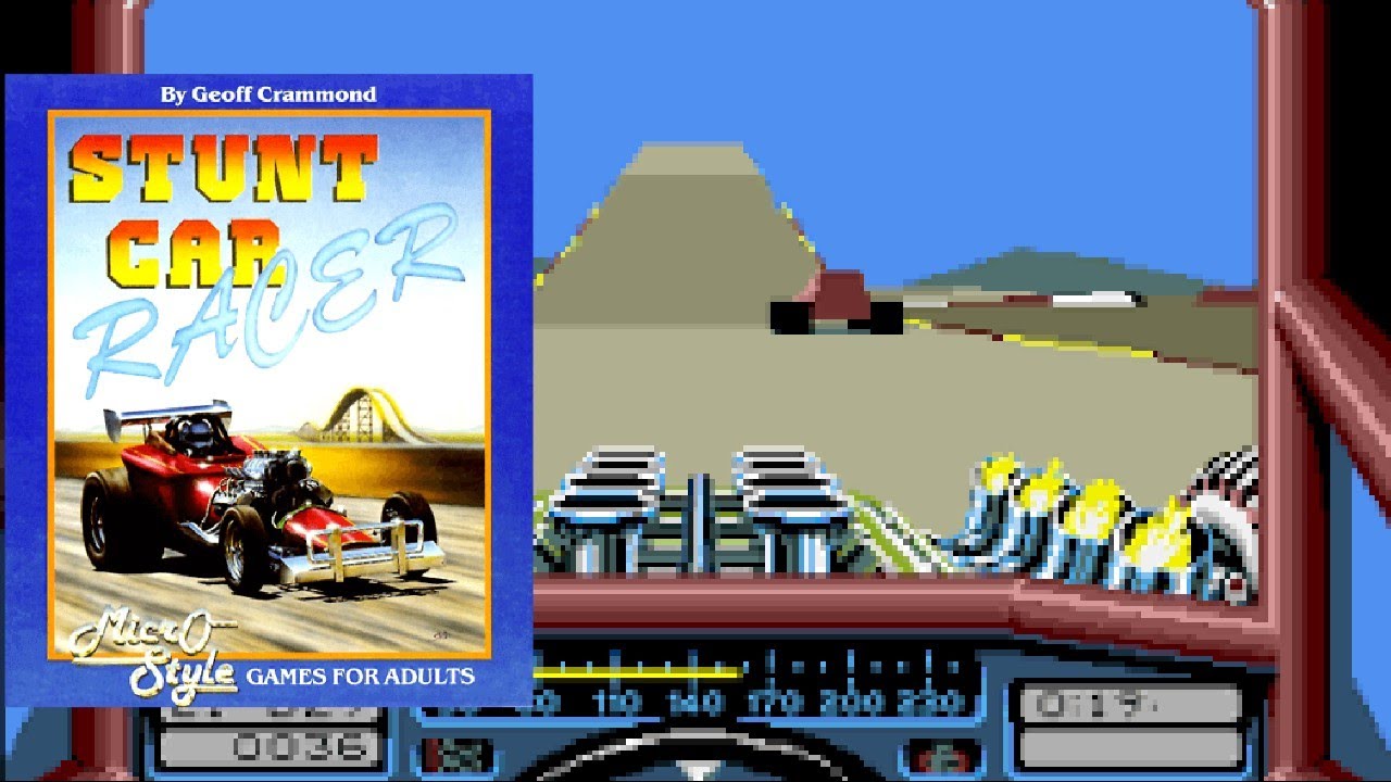 Ep. 15 Unboxing & playing Stunt Car Racer Amiga game [Ελληνικά] - YouTube