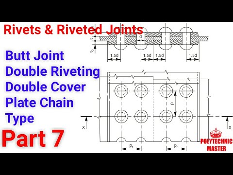 Rivets & Riveted Joints | Butt Joint Double Riveting Double Cover Plate ...