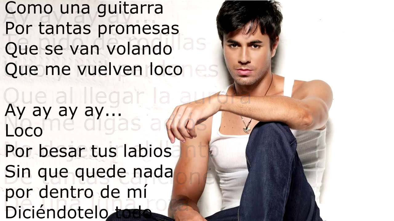 Enrique Iglesias Loco Ft Romeo Santos Lyrics Letra - YouTube