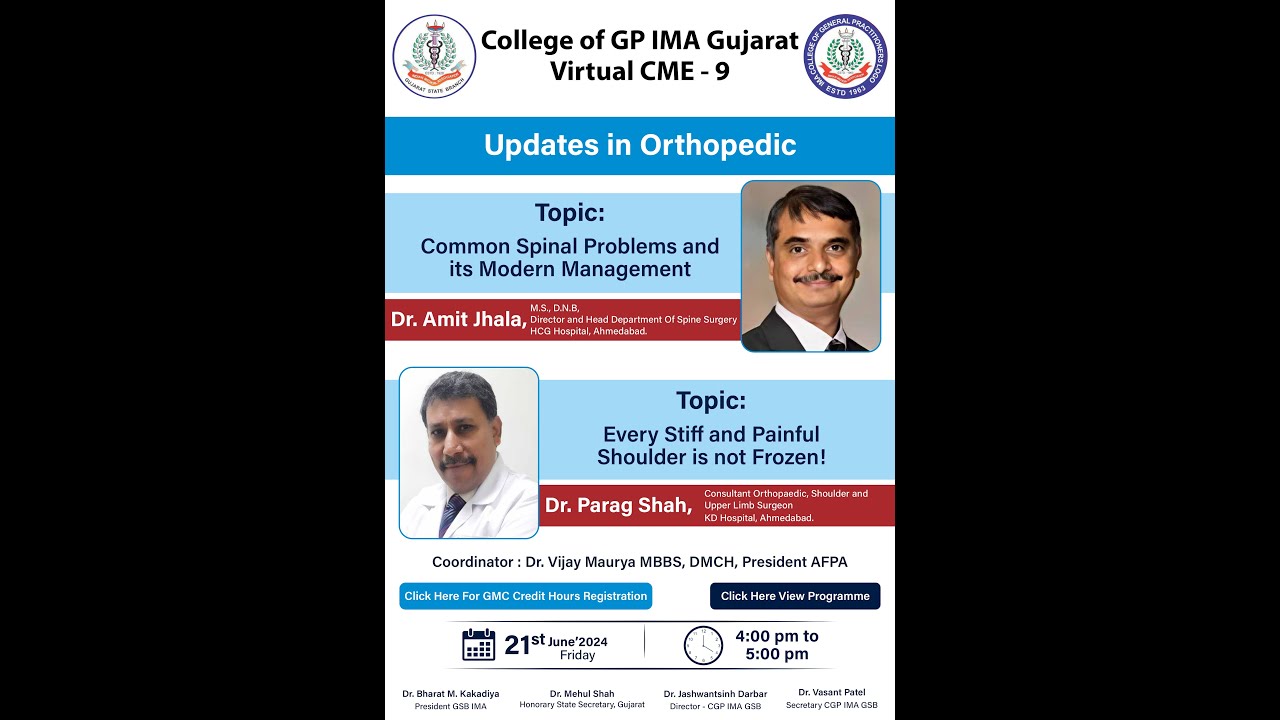 Updates in Orthopedic | Virtual CME - 9 - YouTube
