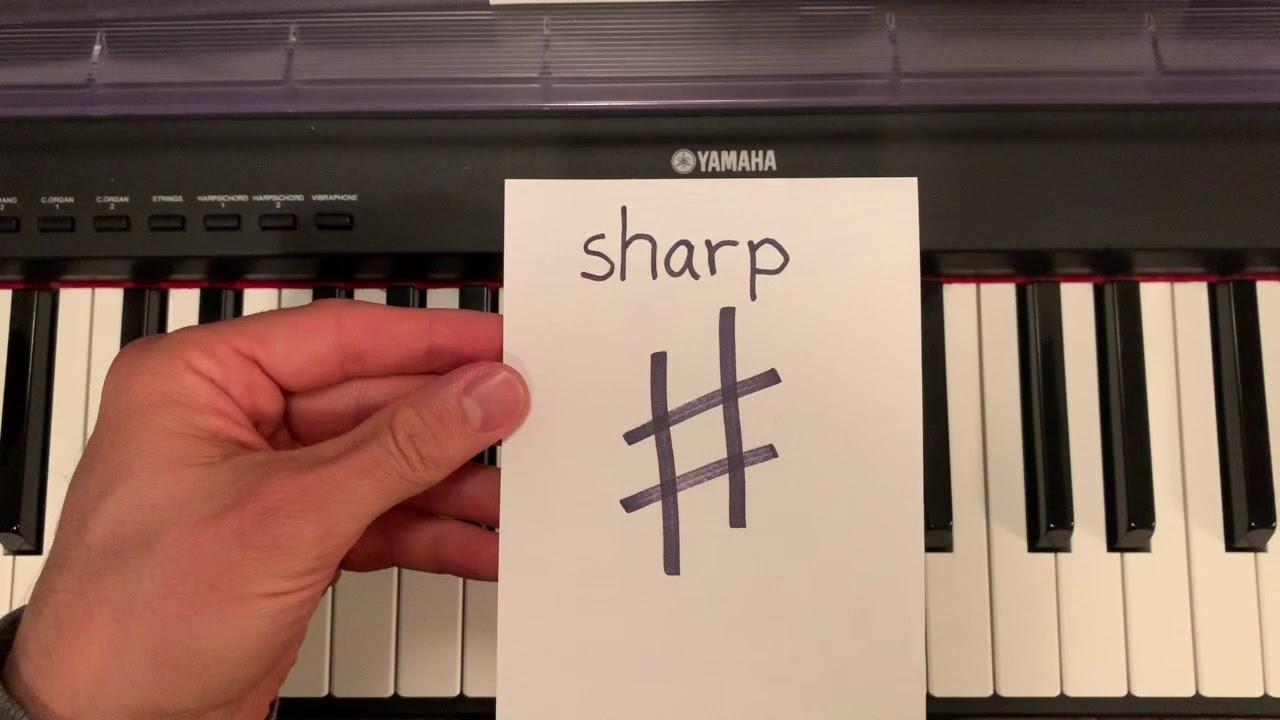 Sharps and Flats on the Piano - YouTube