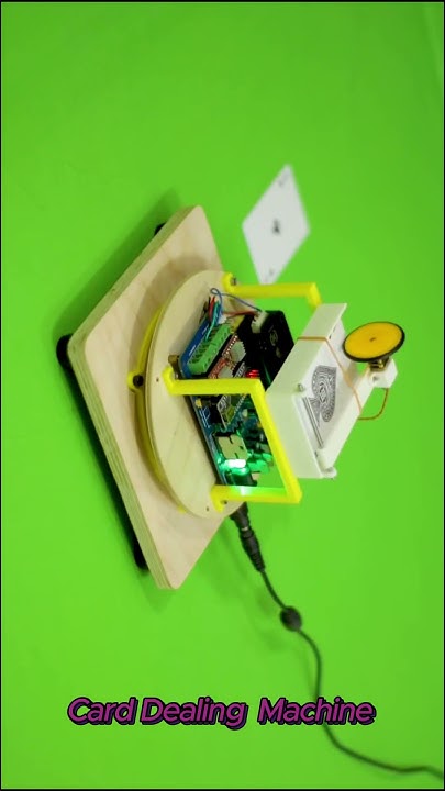 Card Dealing Machine Using Arduino UNO Project #arduinoproject #shorts - YouTube