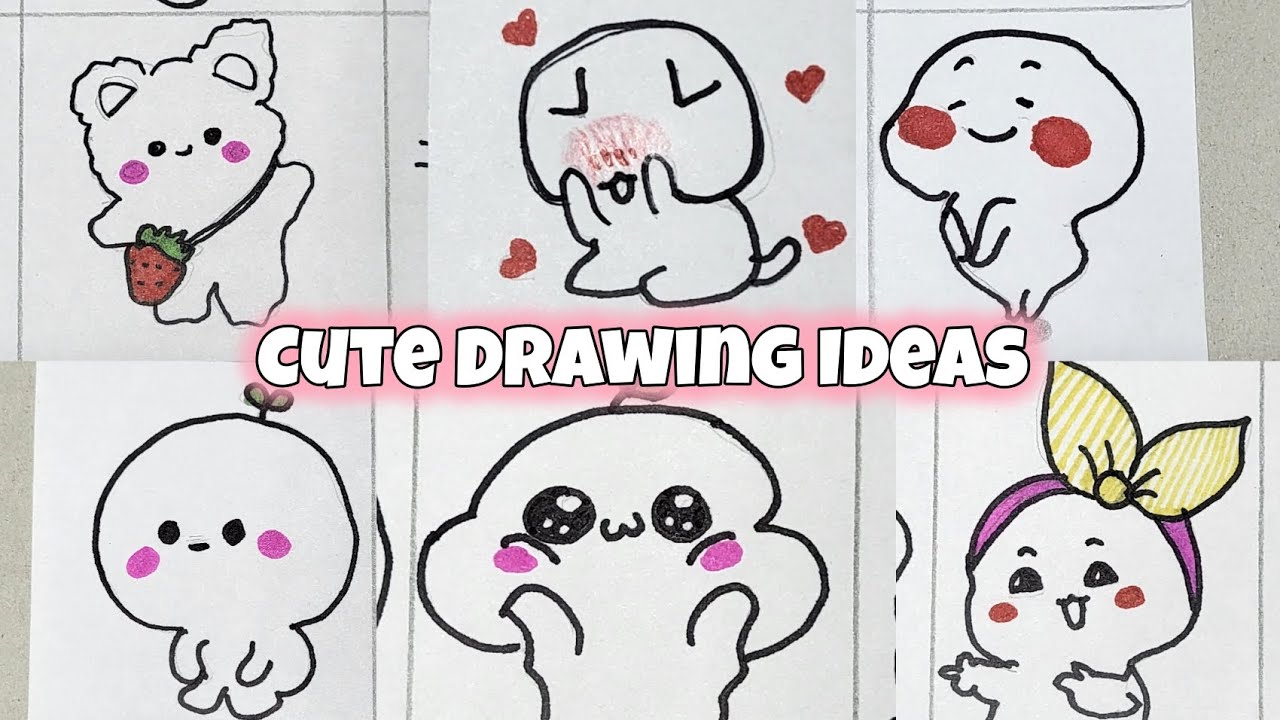 kawaii drawing ideas🎀 ️ ️#art #kawaiidoodle #artideas #kawaiidoodle ...