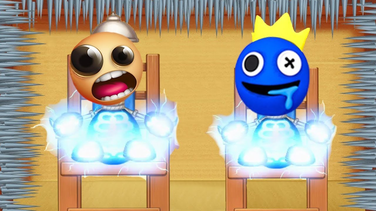 Rainbow Friends Blue Buddy vs Electric Machines | Kick the Buddy Mod ...