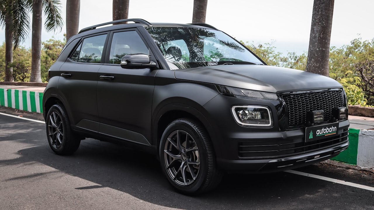 Hyundai Venue | Matte Black Wrap | Modified - YouTube