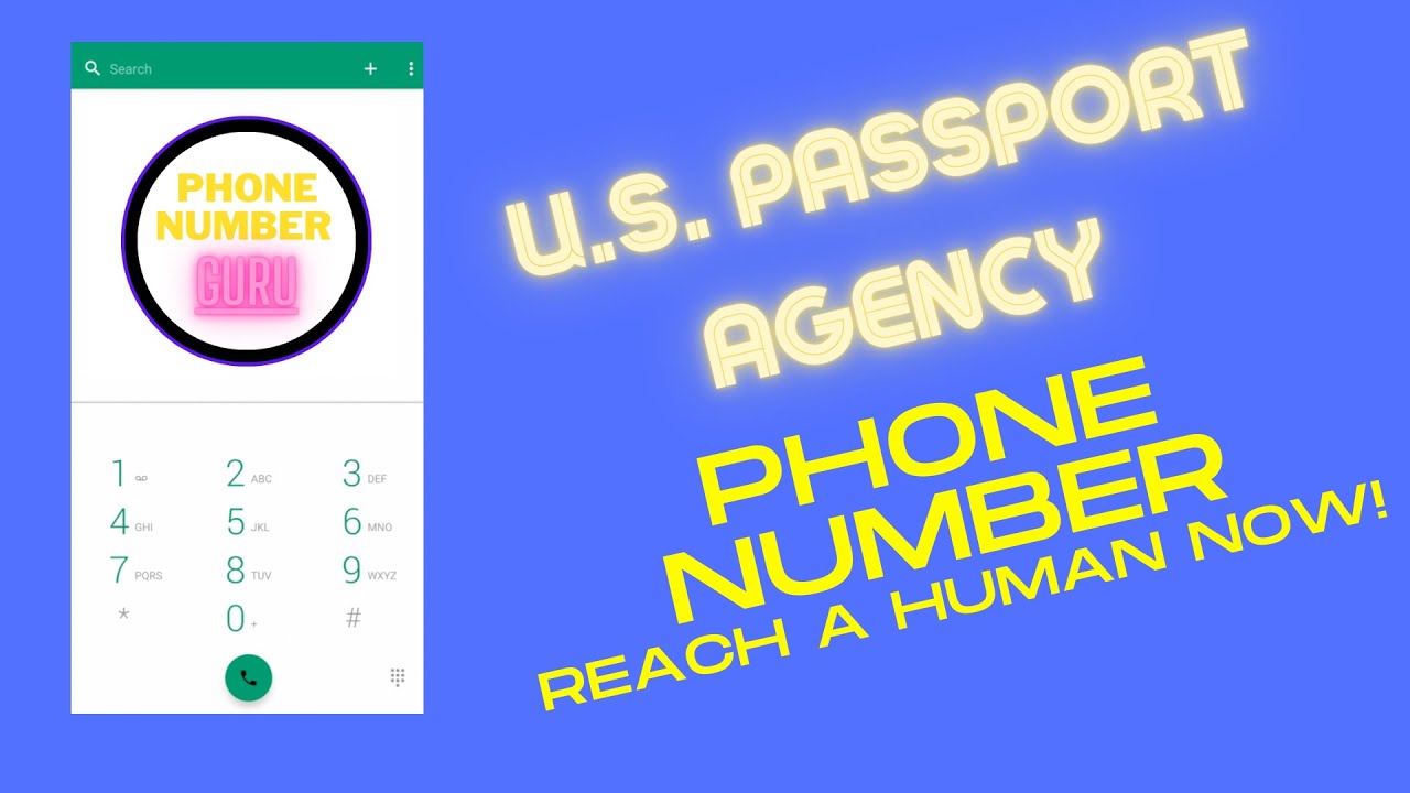 U.S. Passport Phone Number - How to talk to a human representative ...