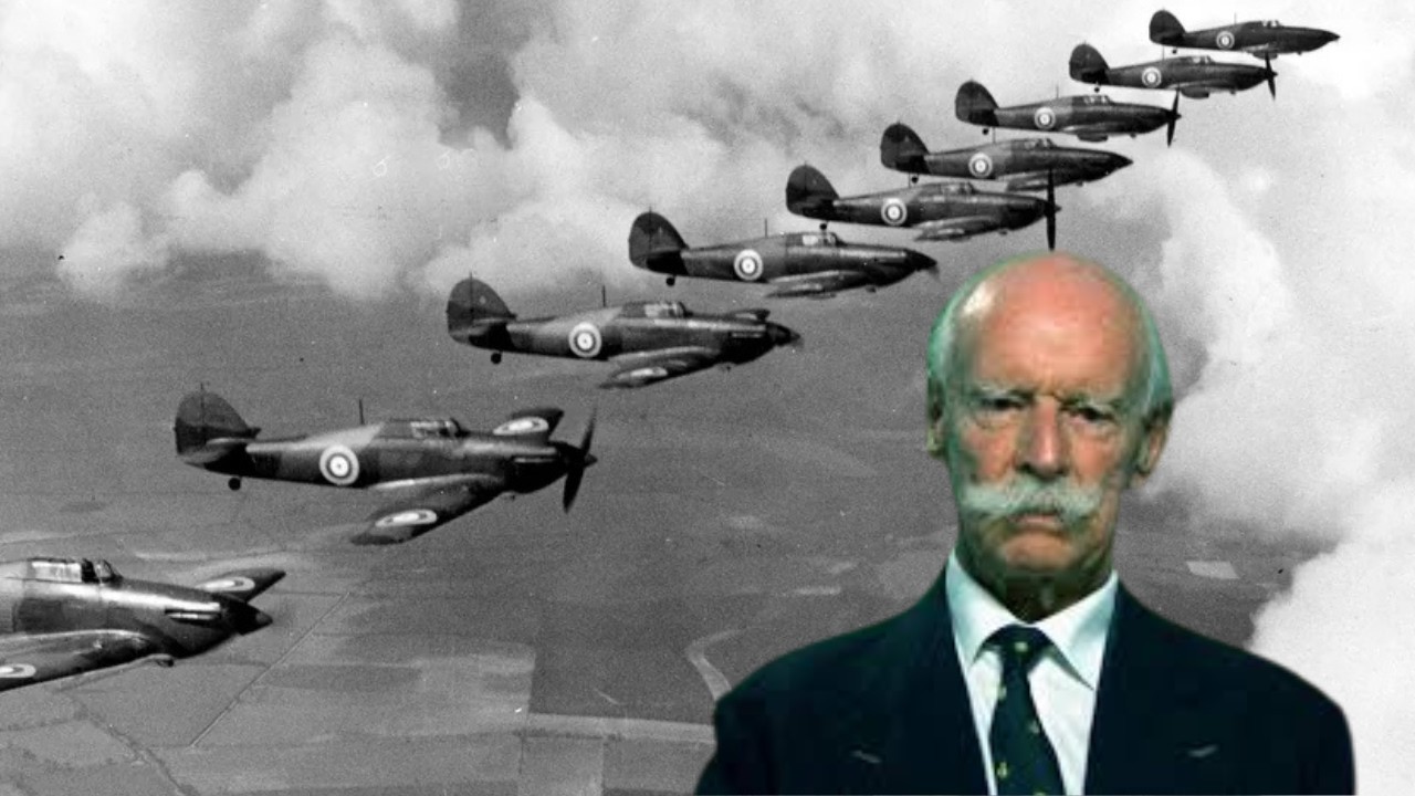 WW2 Veteran Battle of Britain Spitfire Pilot Air Commodore James Coward ...