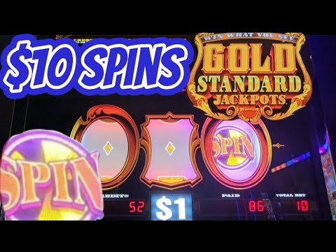 Gold Standard Jackpots SPIN Feature! - YouTube