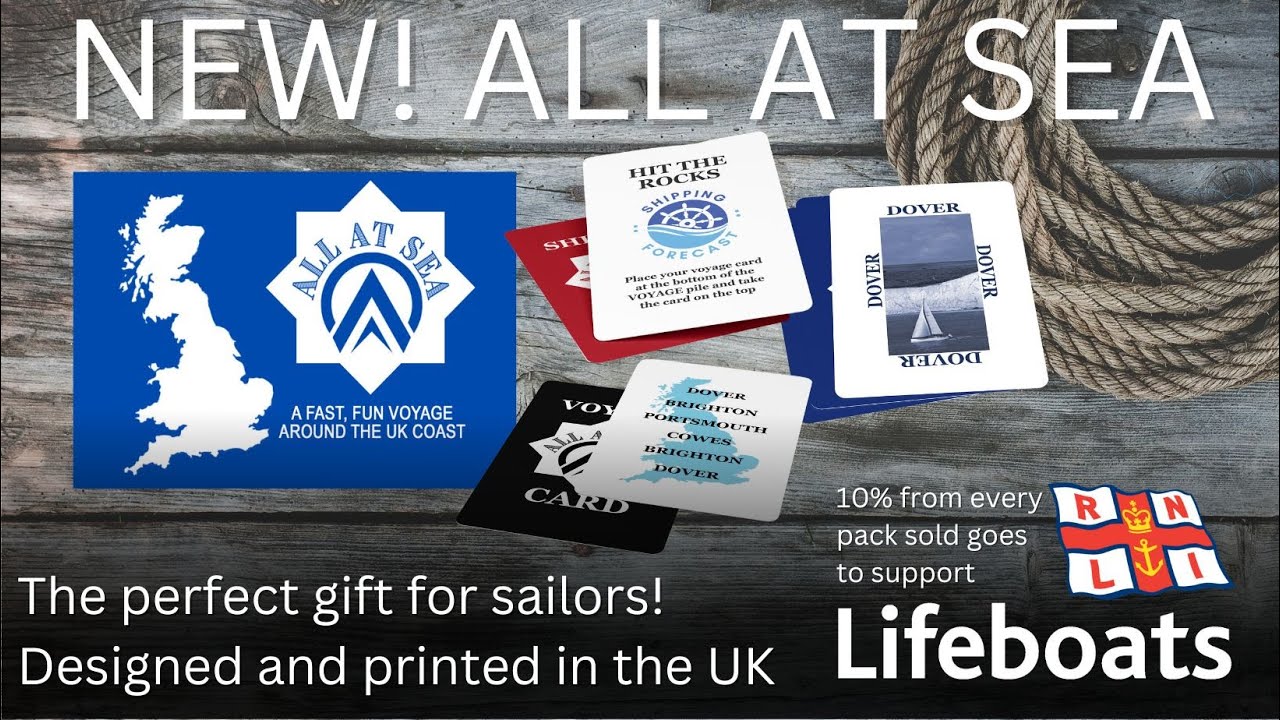 ALL AT SEA card game - the perfect gift for sailors - YouTube