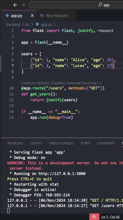 Build a CRUD API with Flask in 5 Minutes Quick Python Backend Tutorial ...