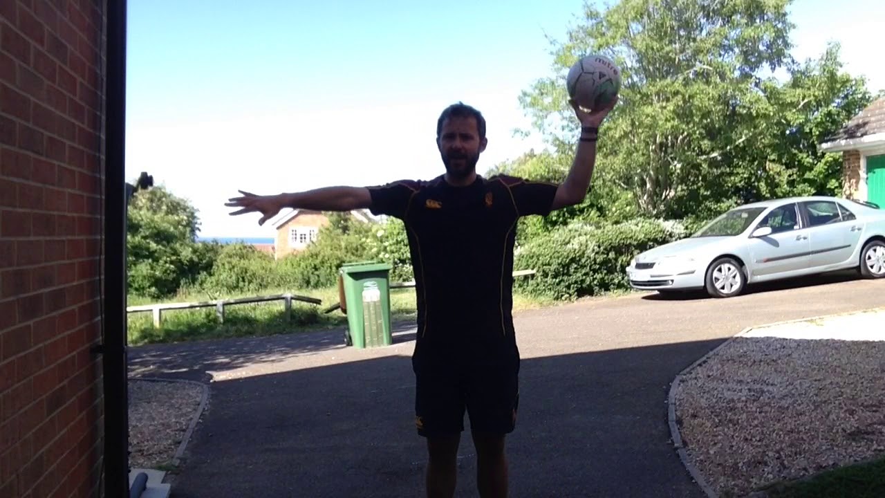 Athletics - javelin or light object pull throw - YouTube