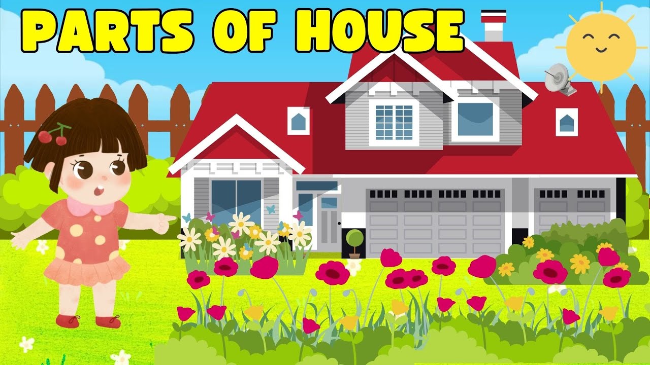 Parts of the House | House Vocabulary | Learning Parts of the Home for ...