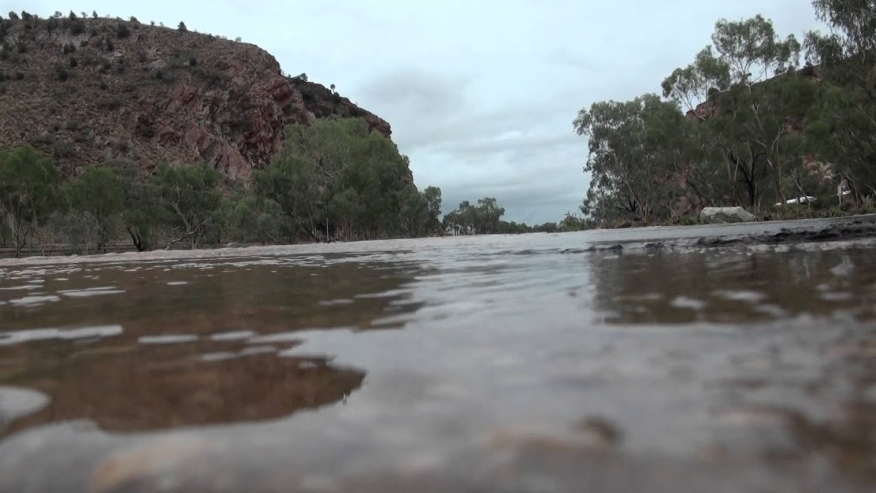 TODD RIVER FLOWING FROM HEAVITREE GAP00153 - YouTube