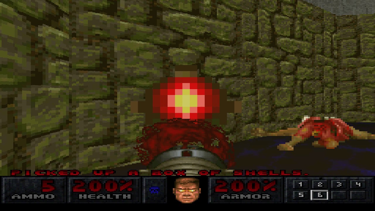 Projectile bug on PSX Doom custom map - YouTube