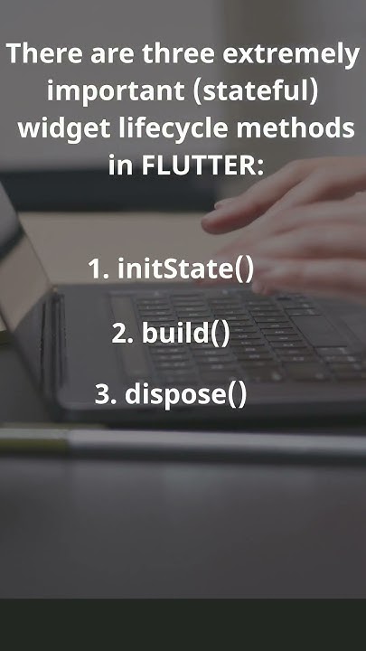 3 Important stateful Flutter Widget lifecycle methods | Very Useful #shorts - YouTube
