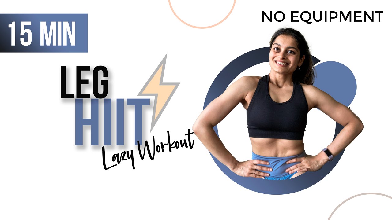 15 Min NO EQUIPMENT LEG DAY HIIT Fat Blasting Workout | The FitGrit 2020 - YouTube