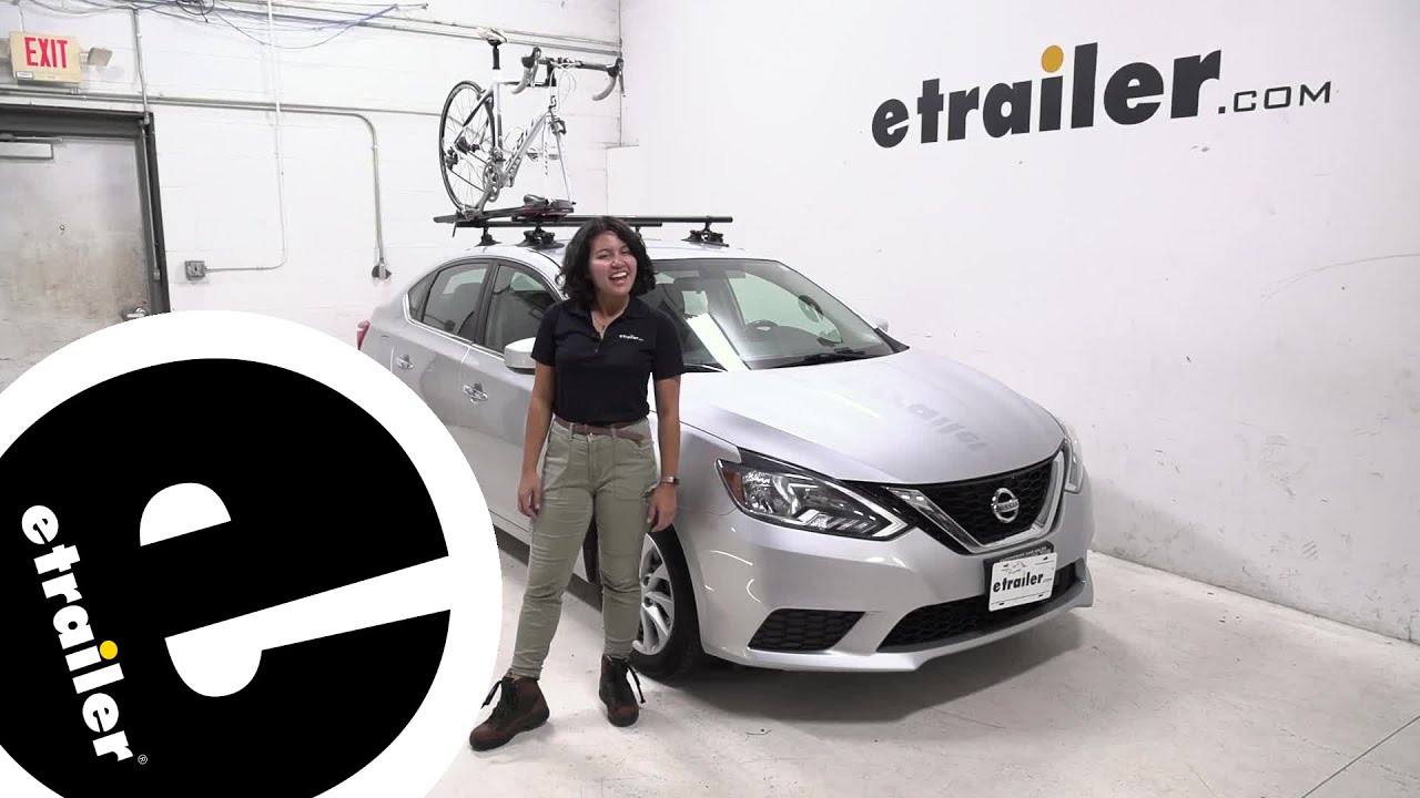 etrailer | Yakima HighSpeed Roof Bike Rack Review - 2019 Nissan Sentra - YouTube