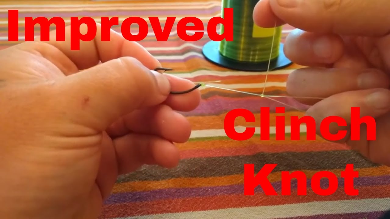 How to tie the improved clinch knot - YouTube