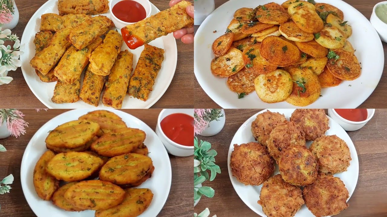 New 4 Types Of Tasty Aur Healthy Nashta Recipe | 10 Minutes Nashta ...