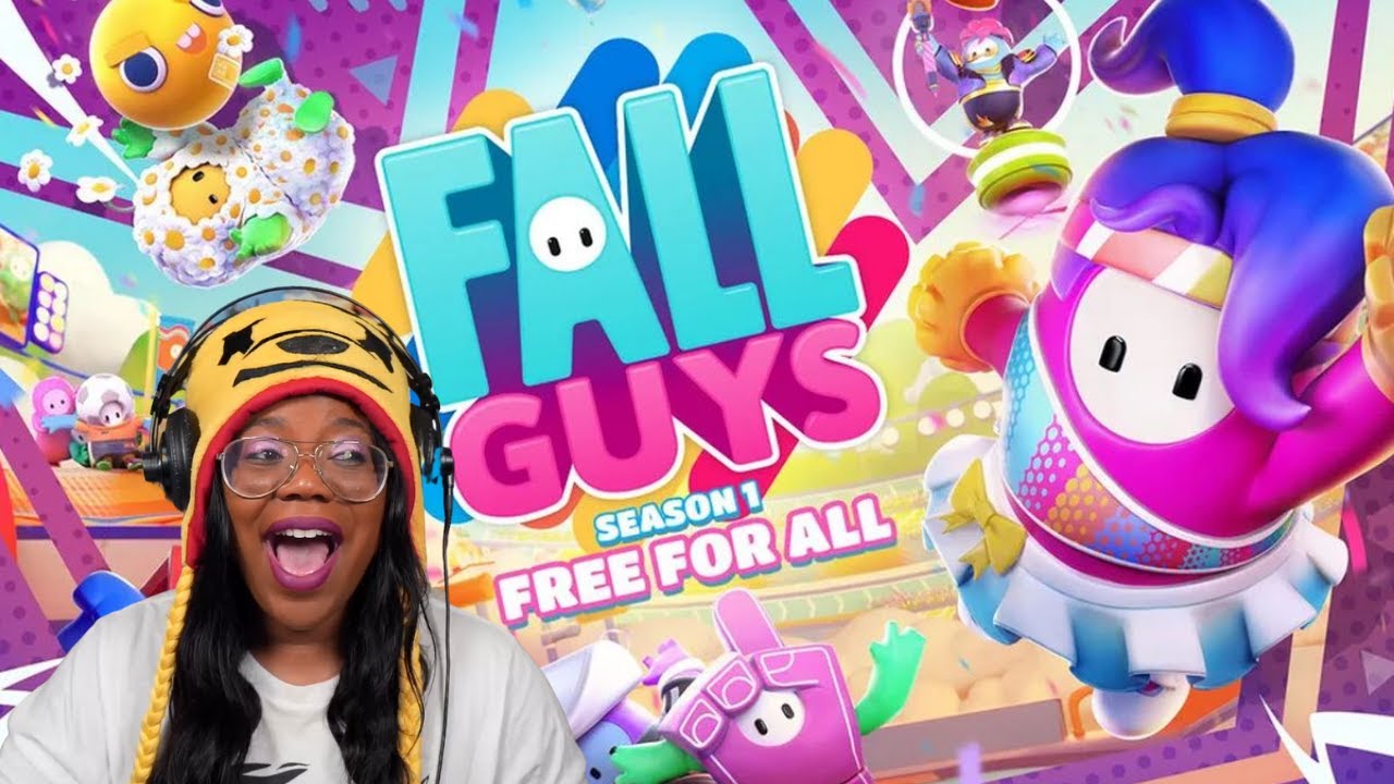 I'M A PUSHEEN!!! | Fall Guys Ultimate Knockout w/ Members - YouTube