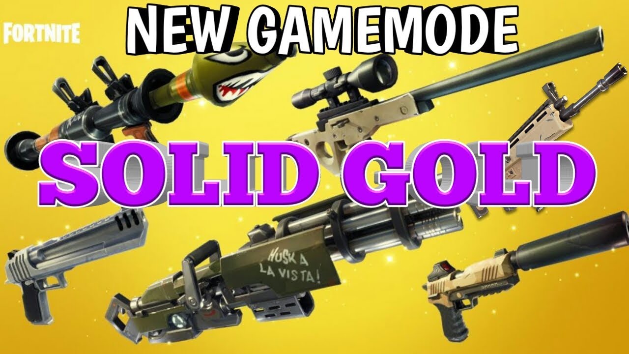 NEW GAMEMODE SOLID GOLD ! - Fortnite Battle Royale ( Ps4 ) - Season 3 ...