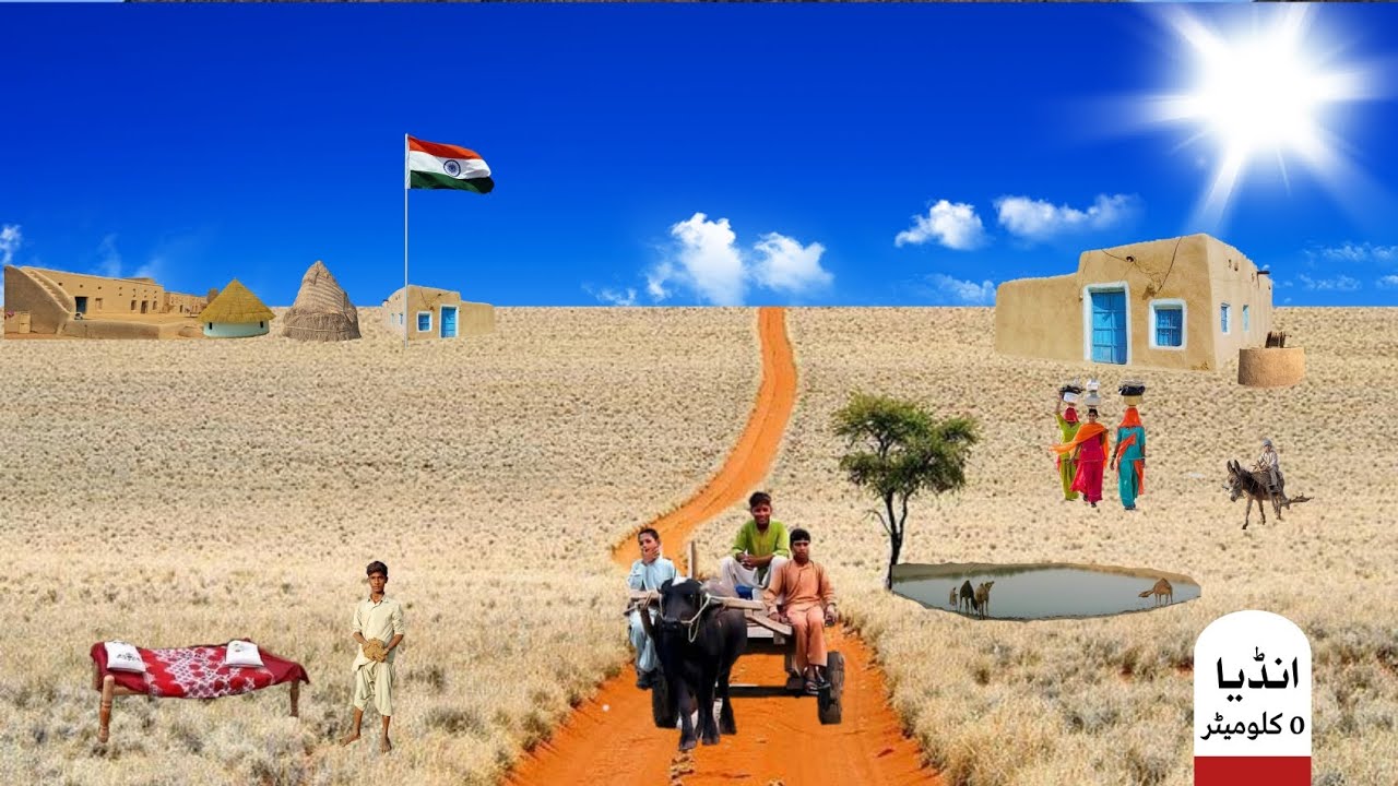 Amazing Desert Village Life | Pak-India Border | Extreme Desert Life ...