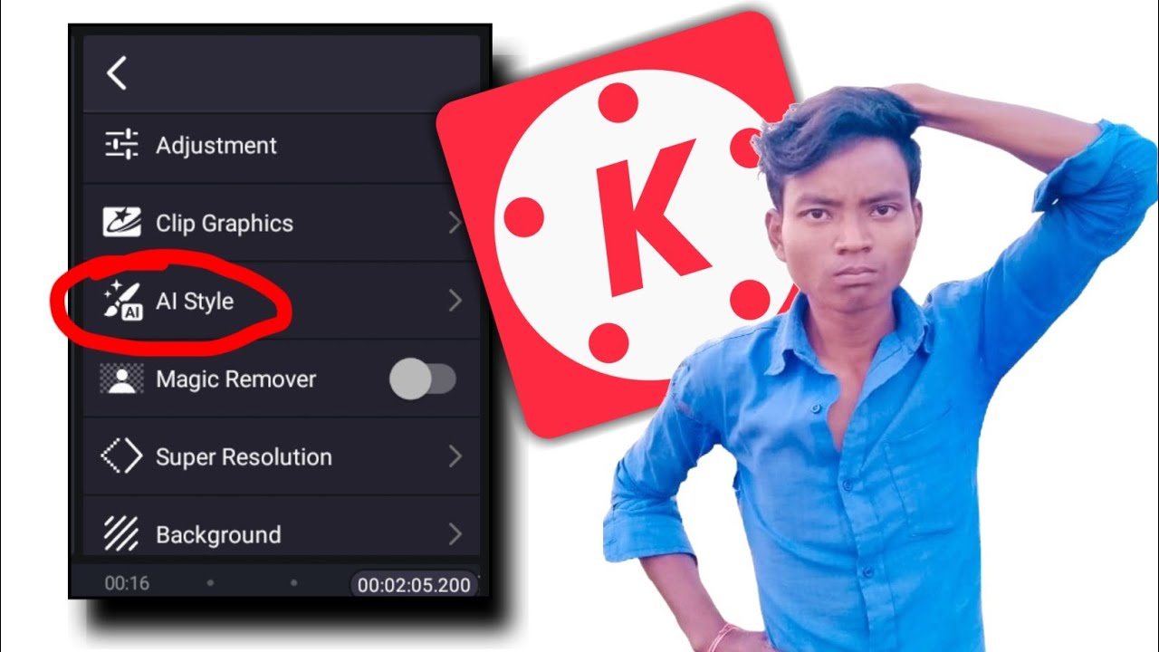 अब KINEMASTER में भी AI आ गया 2024 😱 | how to use ai style in ...