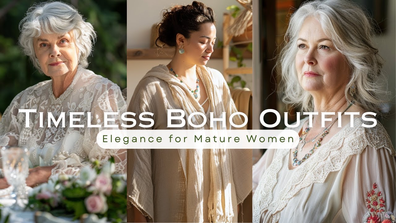 Boho Style for Women Over 60: Effortless Elegance and Outfit Ideas ...