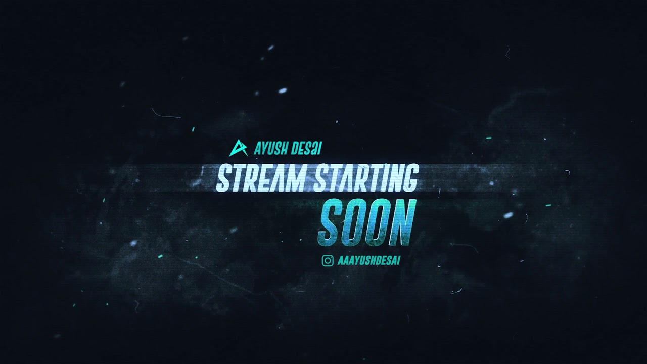Stream Starting Soon Overlay | Twitch/YouTube Overlays | - YouTube