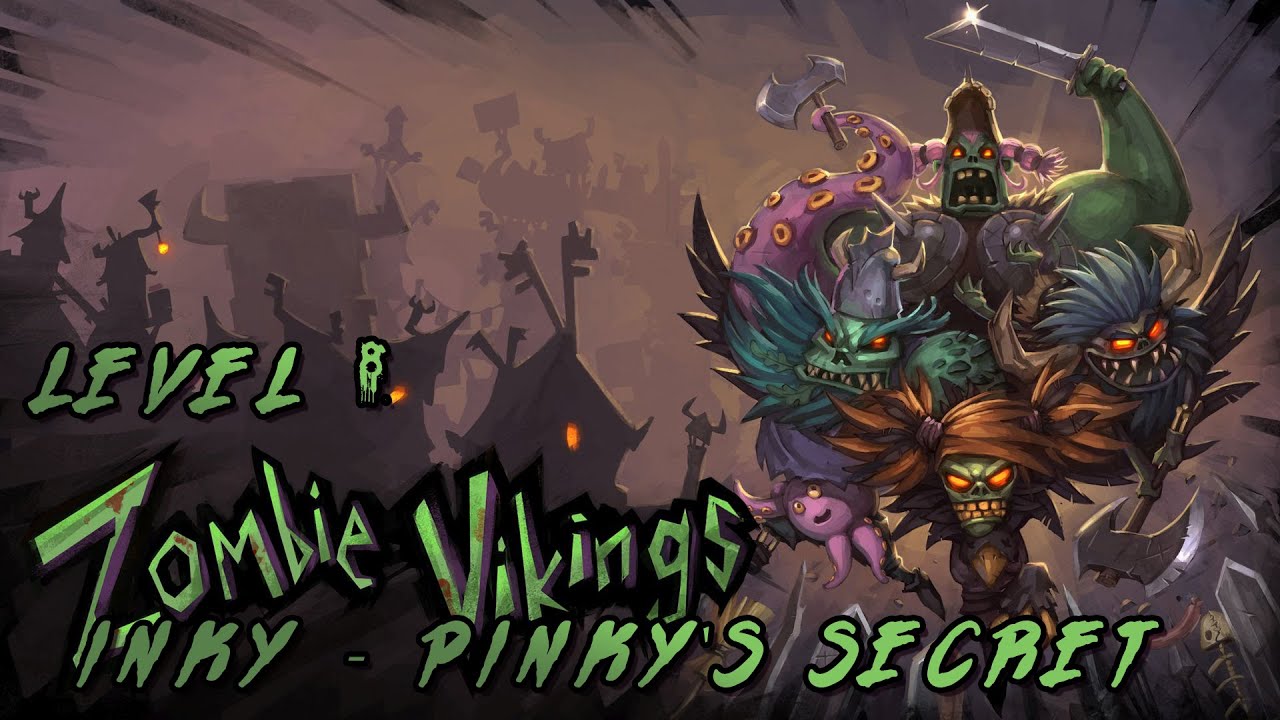 Zombie Vikings - Walkthrough - Level 8: Inky - Pinky's Secret - YouTube