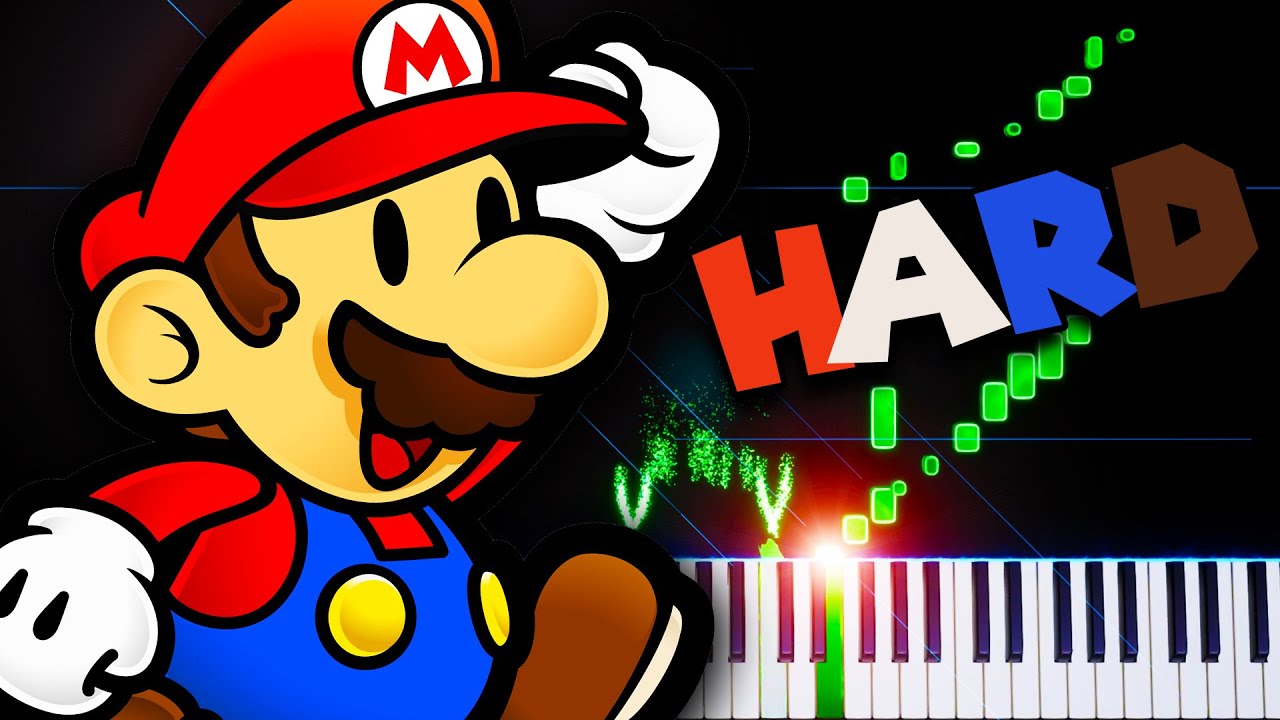 The Ultimate Show (from Super Paper Mario) - Piano Tutorial - YouTube